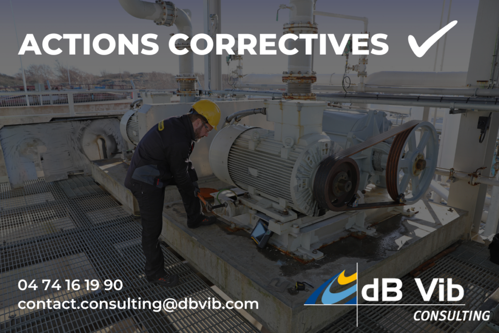 Actions correctives machines - dB Vib Consulting